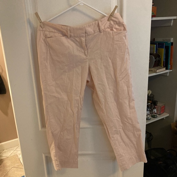 LOFT | Pants & Jumpsuits | Loft Marisa Light Pink Capri Pants | Poshmark